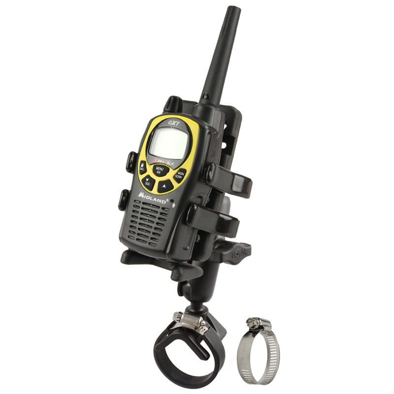 RAM® Finger-Grip™ Universal Mount with Strap Hose Clamp Base – RAM Mounts