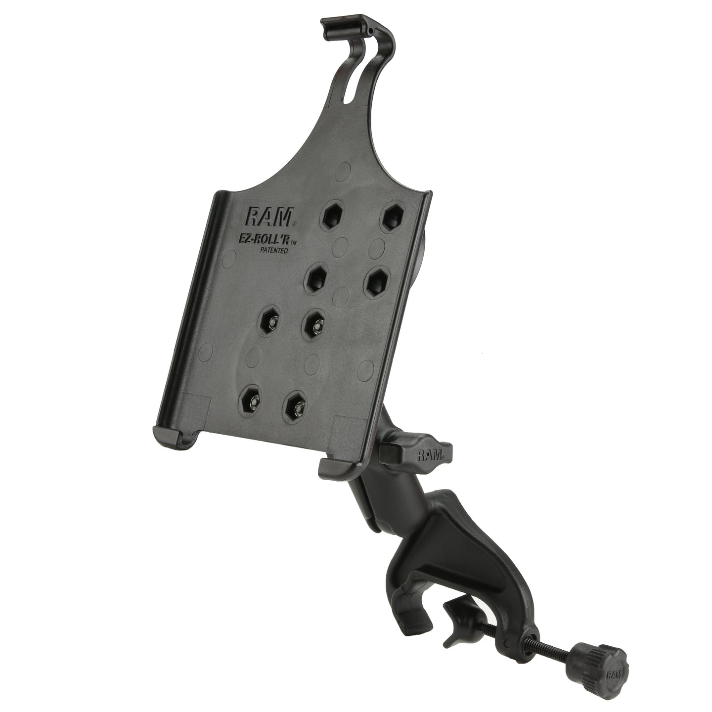 RAM® EZ-Roll'r™ Cradle with Yoke Clamp Mount for Apple iPad mini 4 & 5 ...