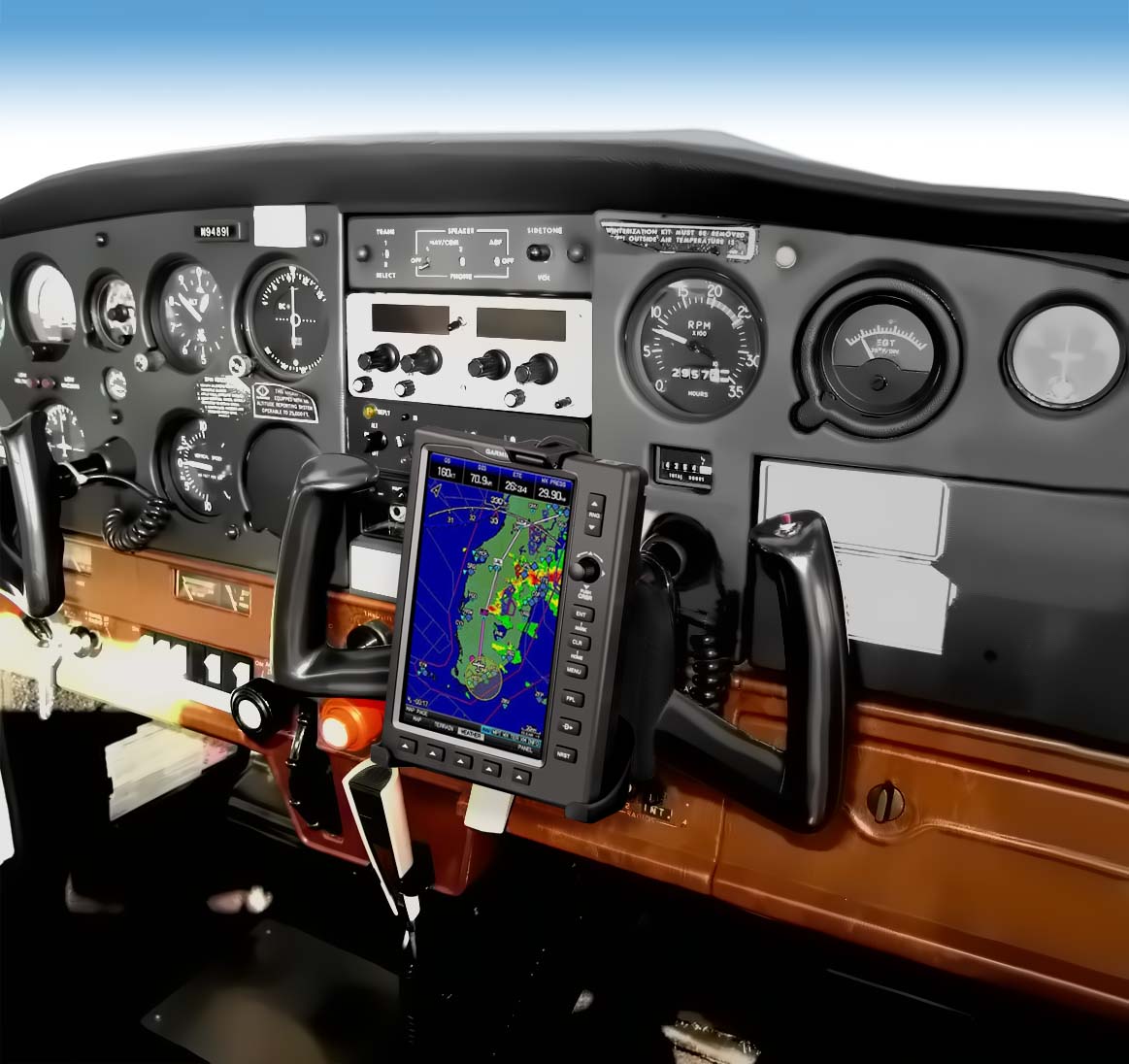 RAM® Double Ball Yoke Clamp Mount for Garmin 695 & 696 – RAM Mounts