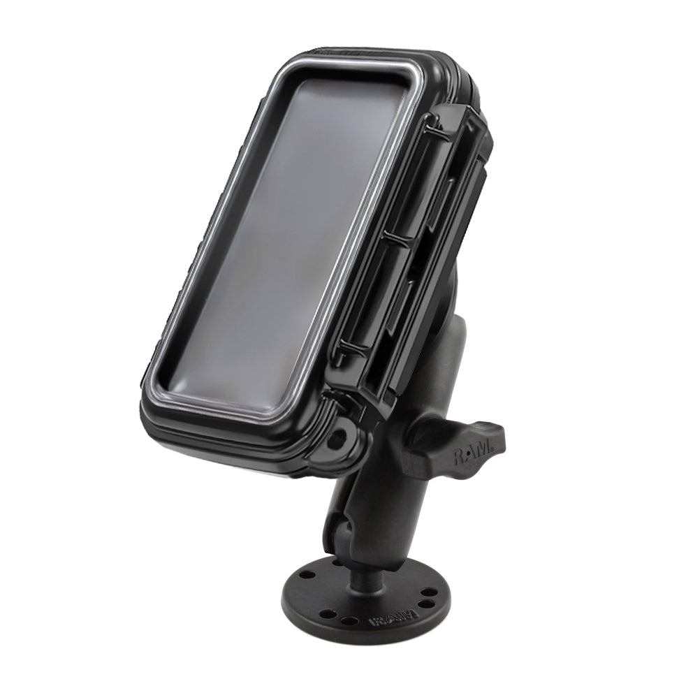 RAM® Aqua Box® Medium Device Mount with Drill-Down Base – RAM Mounts