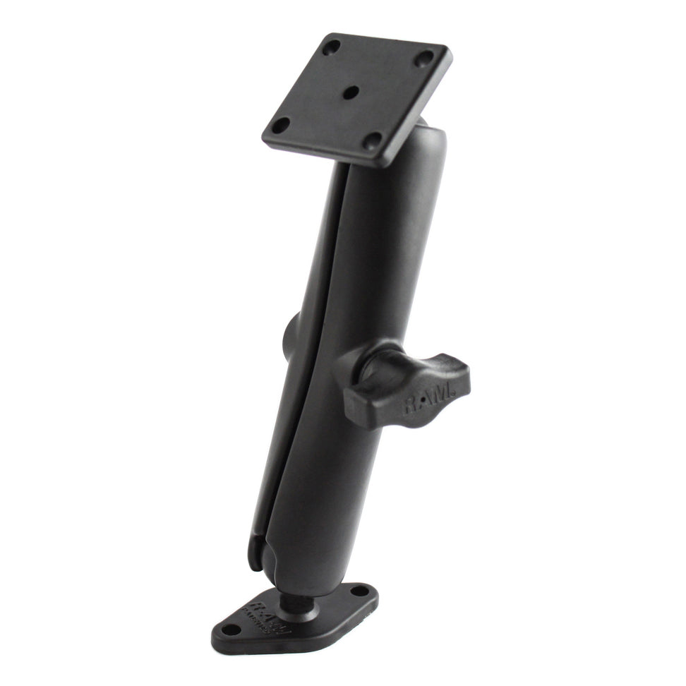 RAM® Double Ball Mount with 2-Hole & 4-Hole AMPS Plates - Long – RAM Mounts
