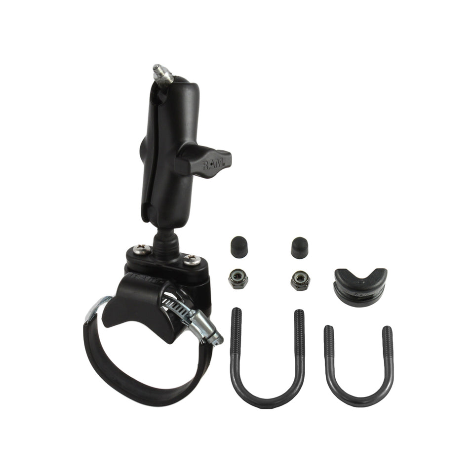 RAM® ATV/UTV Double Ball Rail Mount with 1/4"-20 Threaded Stud – RAM Mounts