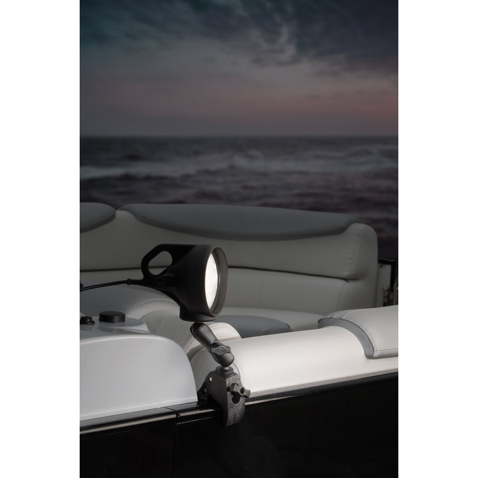 RAM® Tough-Claw™ Double Ball Mount with LED Spotlight – RAM Mounts