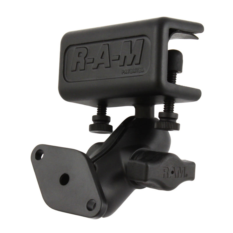 RAM® Glare Shield Clamp Mount with Diamond Plate – RAM Mounts
