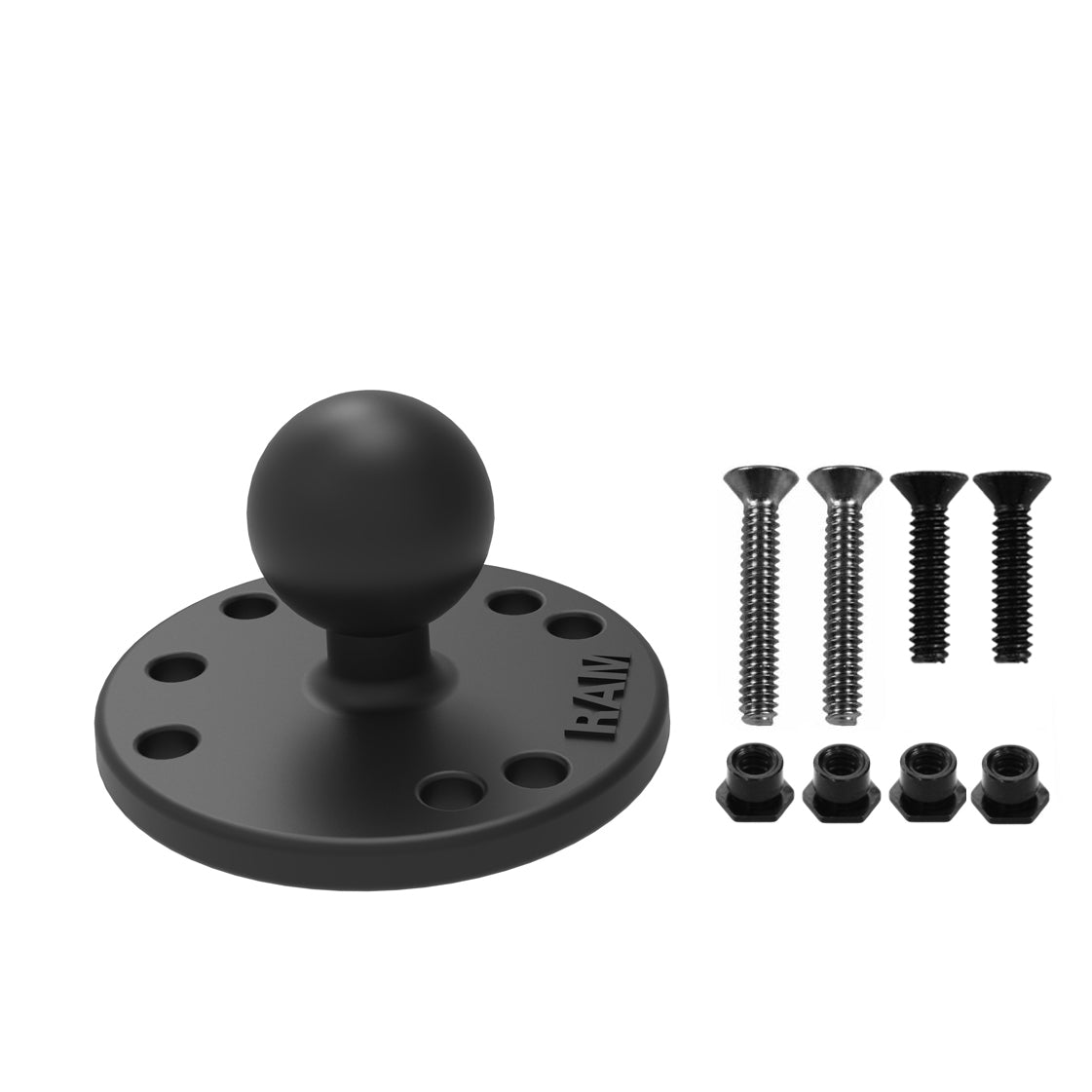 RAM® Round Plate with Ball & Mounting Hardware for Garmin StreetPilot ...