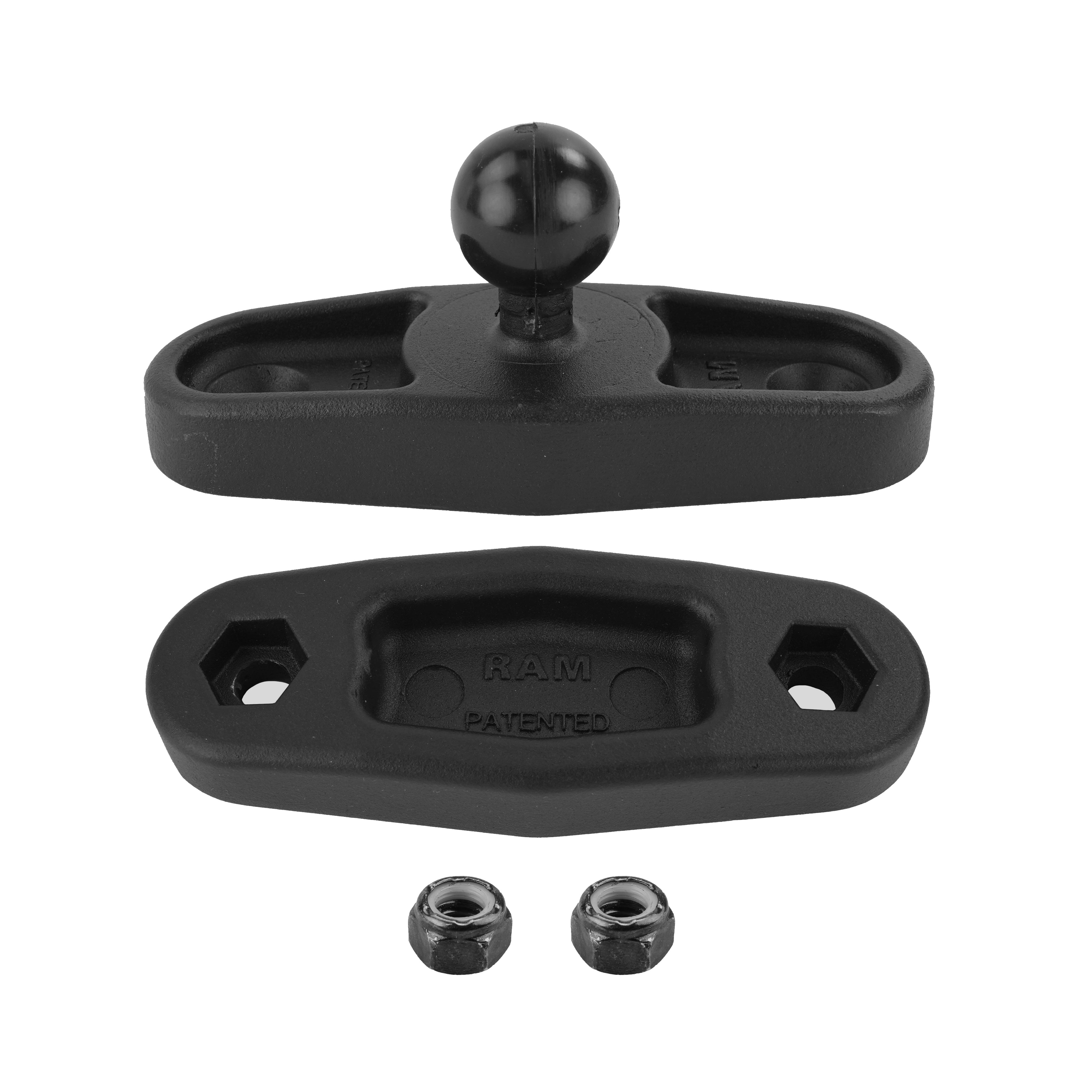 RAM® Square Post Clamp Base for Posts up to 3" Wide Without Bolts – RAM ...