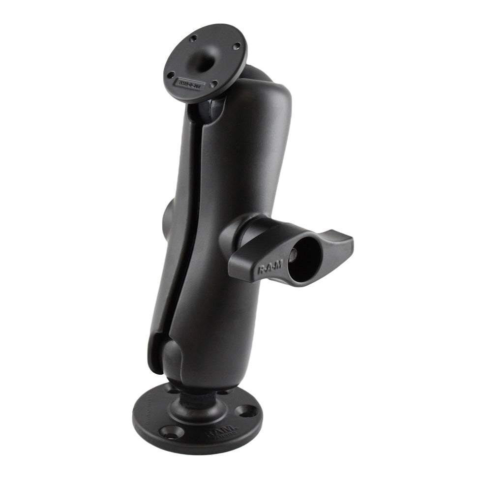 RAM® Ball Mount with Round AMPS Plate and Large Round Plate - Medium ...