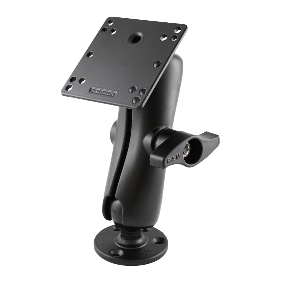 RAM® Double Ball Mount with 100x100mm VESA Plate and Large Knob - Medi ...