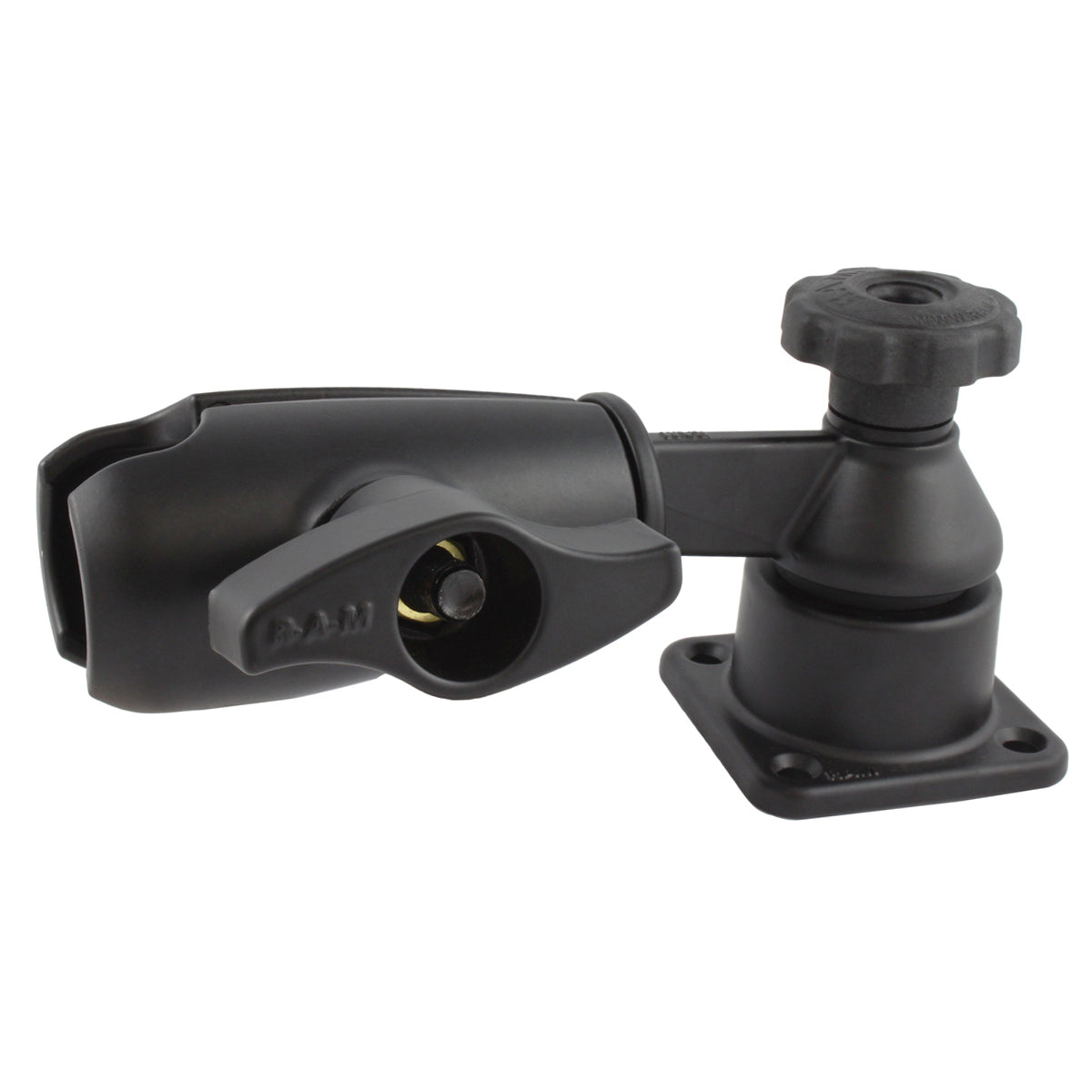 RAM® Horizontal Swing Arm Mount with Single Socket Arm – RAM Mounts