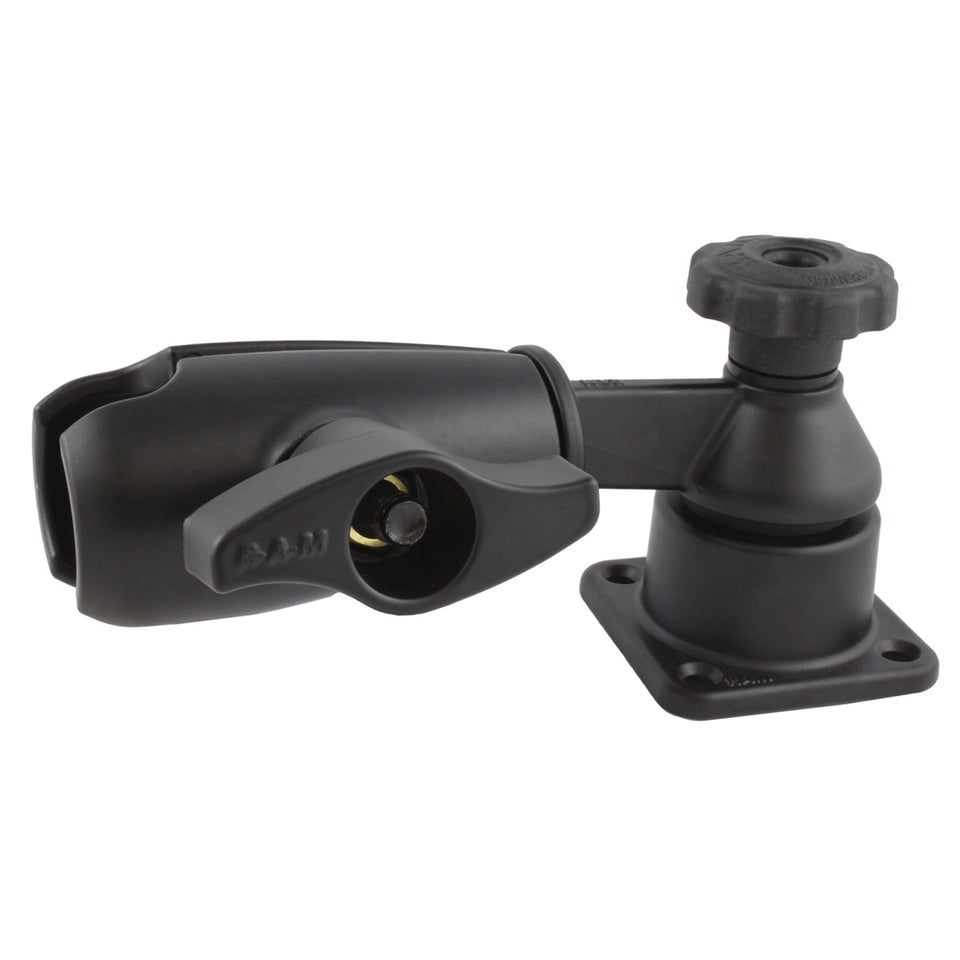 RAM® Horizontal Swing Arm Mount with Single Socket Arm – RAM Mounts