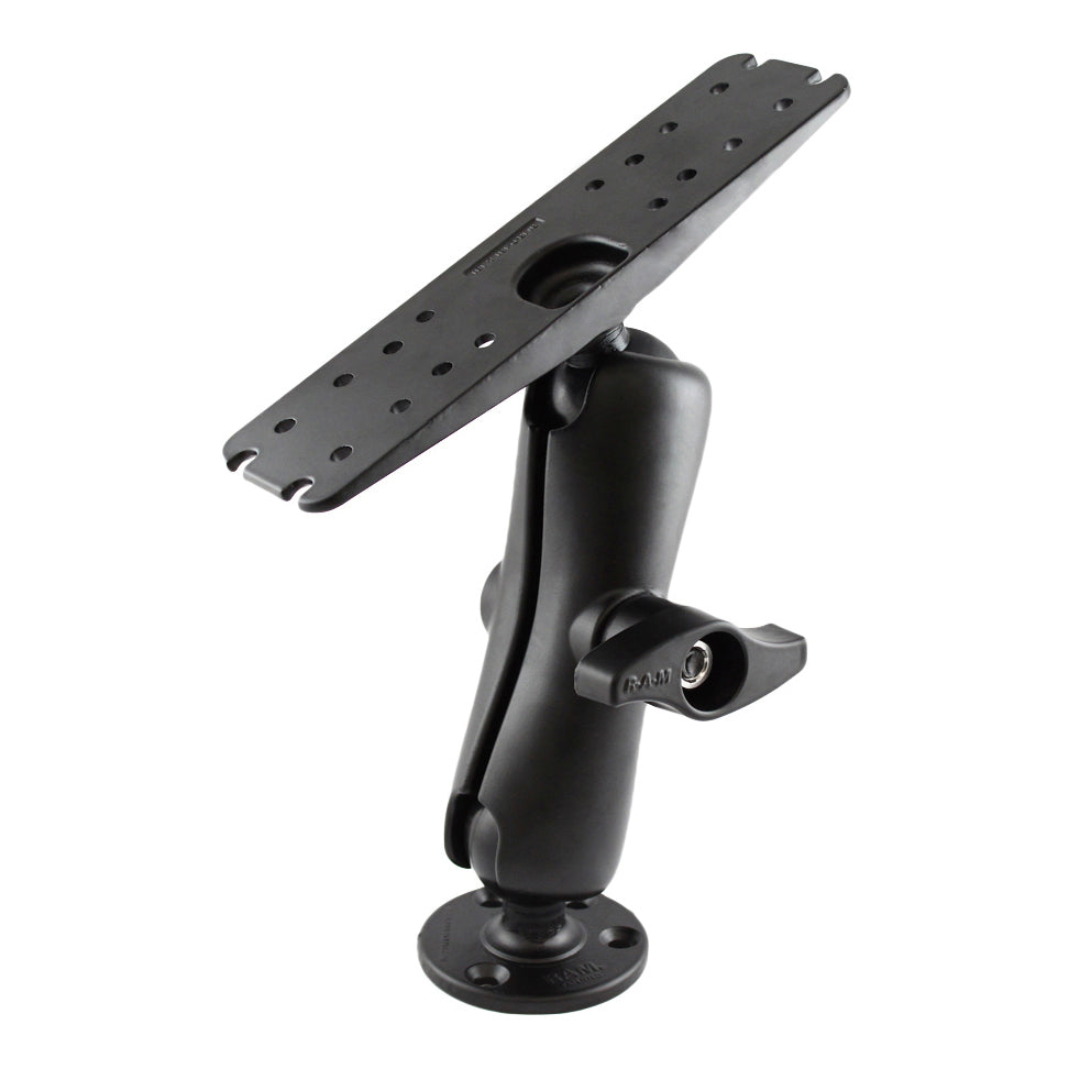 RAM® Large Marine Electronics Mount with Jam Nut - Medium – RAM Mounts