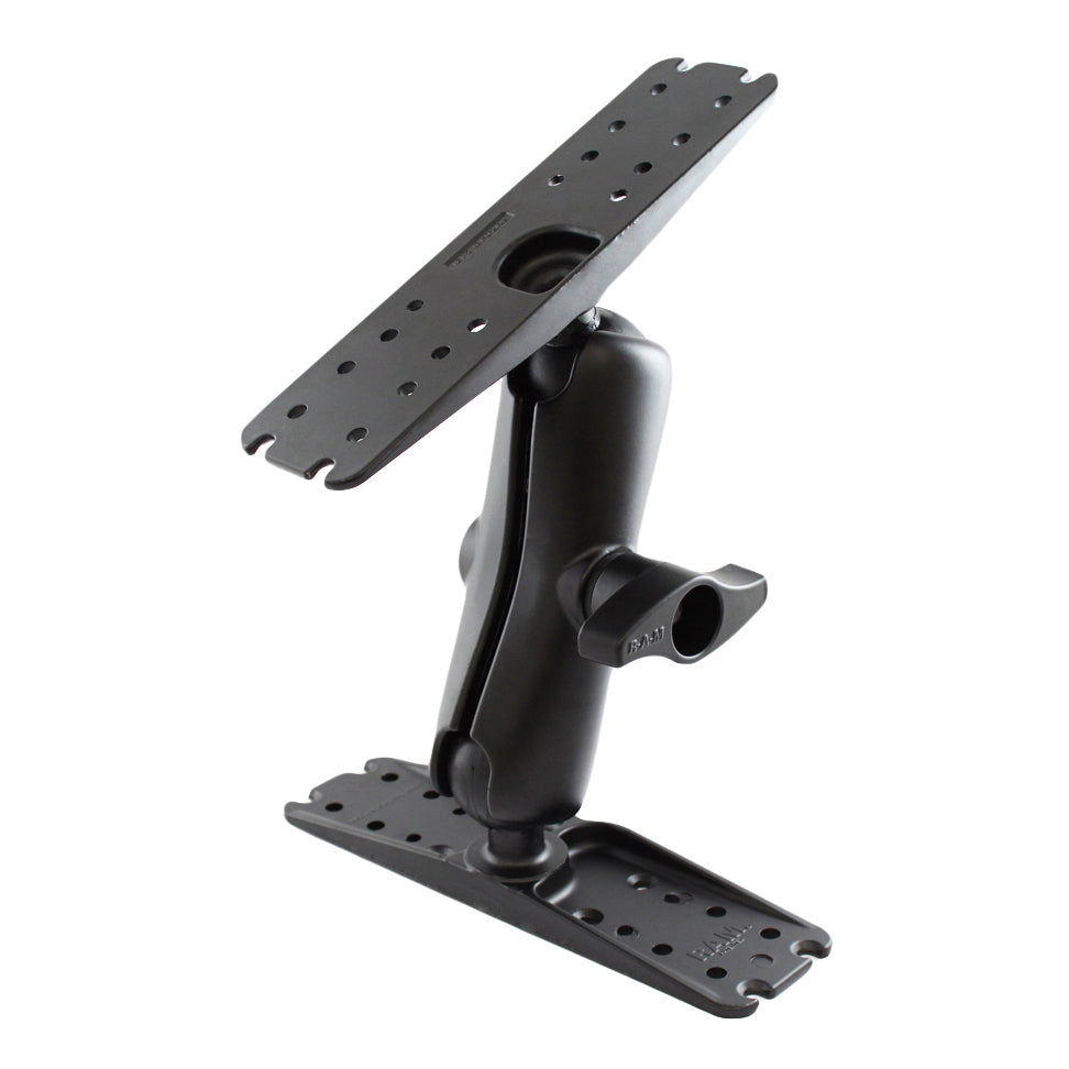 RAM® Double Ball Mount with Two Large Marine Electronic Plates – RAM Mounts
