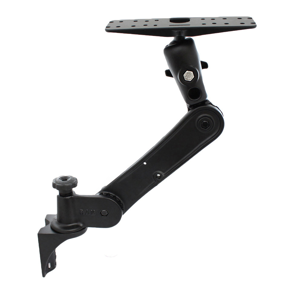 RAM® Ratchet™ Extended Vertical Mount with Large Electronics Plate ...