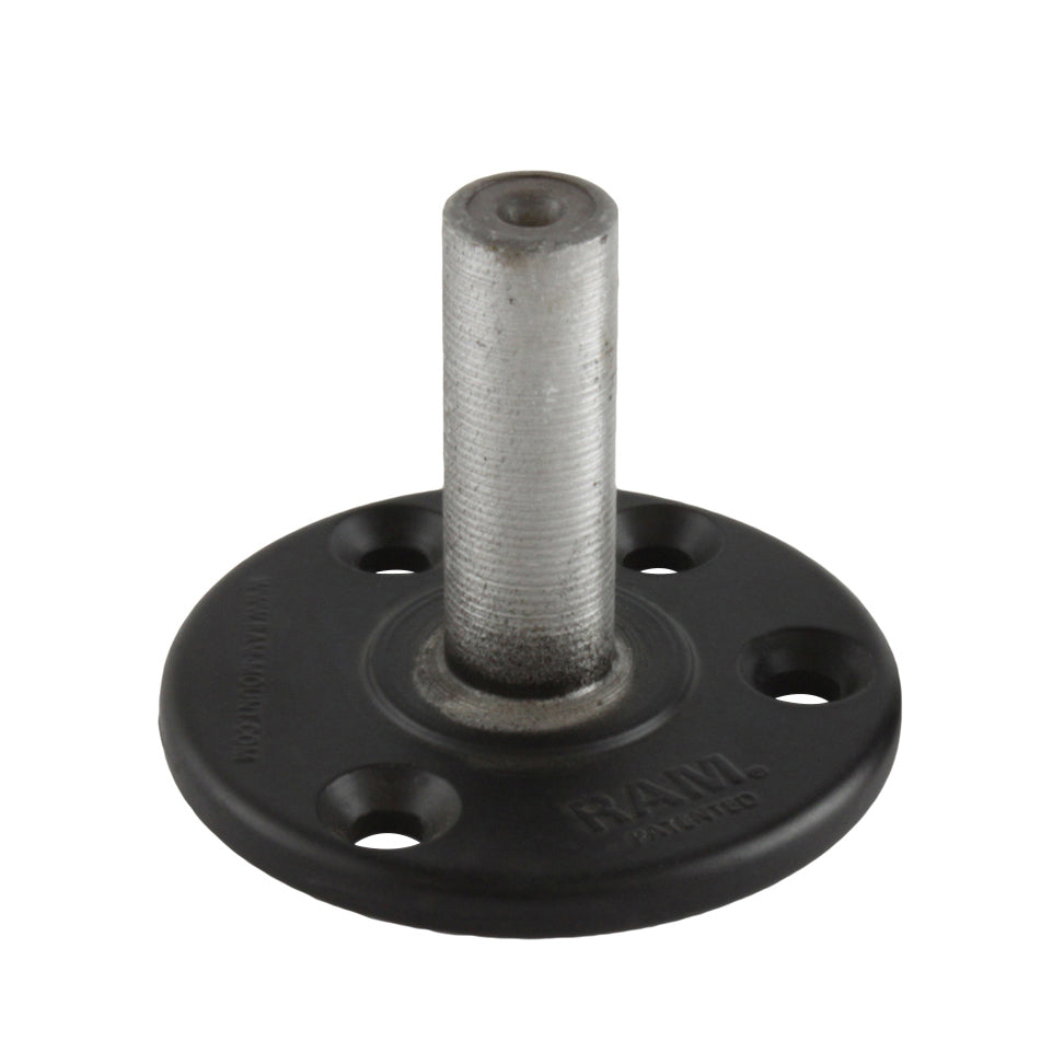 RAM® Large Round Plate with 1/2" NPT Post – RAM Mounts