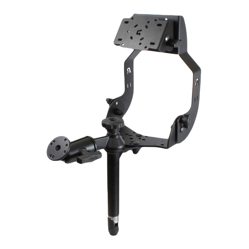 RAM® MDT Display Mount with Single Swing Arm and 8" Upper Pole – RAM Mounts
