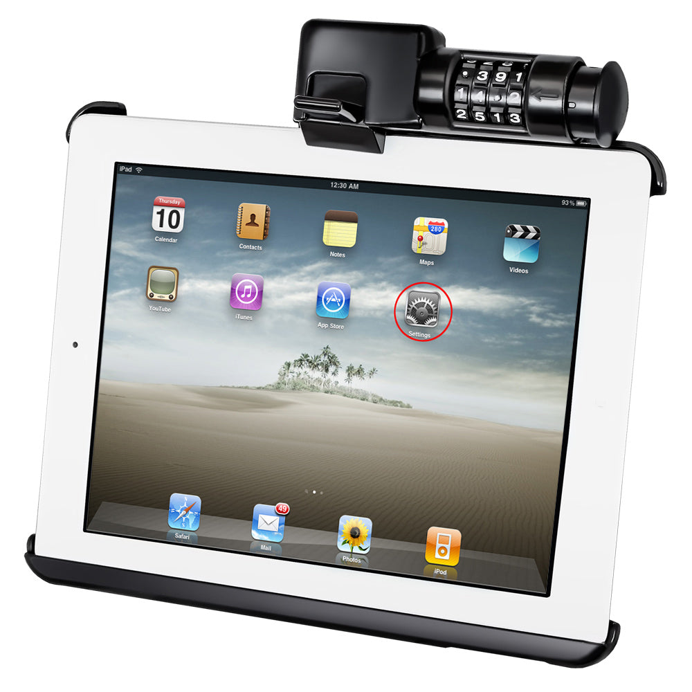 RAM® Latch-N-Lock™ Cradle for Apple iPad 1-4 – RAM Mounts