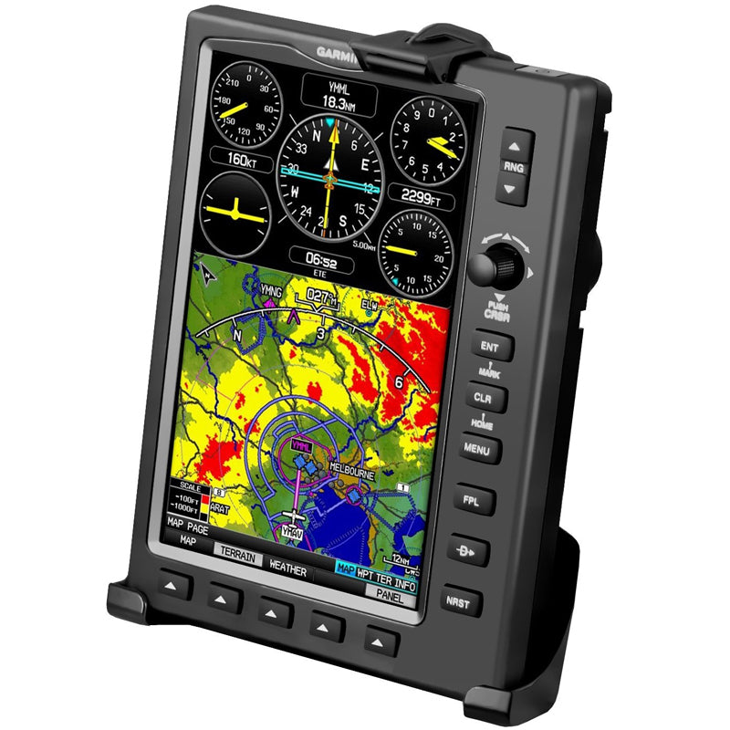 RAM® Glare Shield Clamp Mount for GARMIN 695 & 696 – RAM Mounts