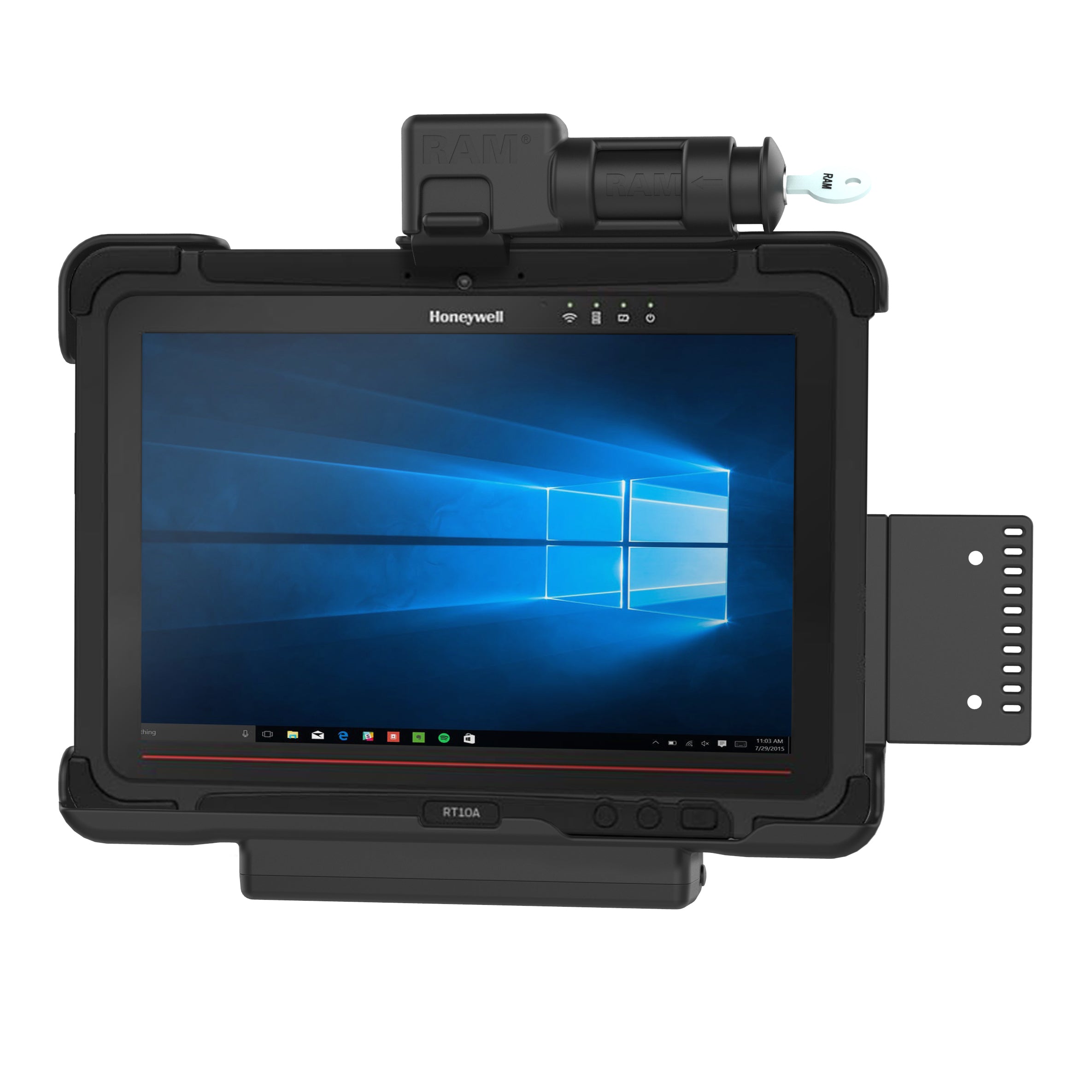 RAM® Key Locking Form-Fit Holder for Honeywell RT10 Tablet – RAM Mounts