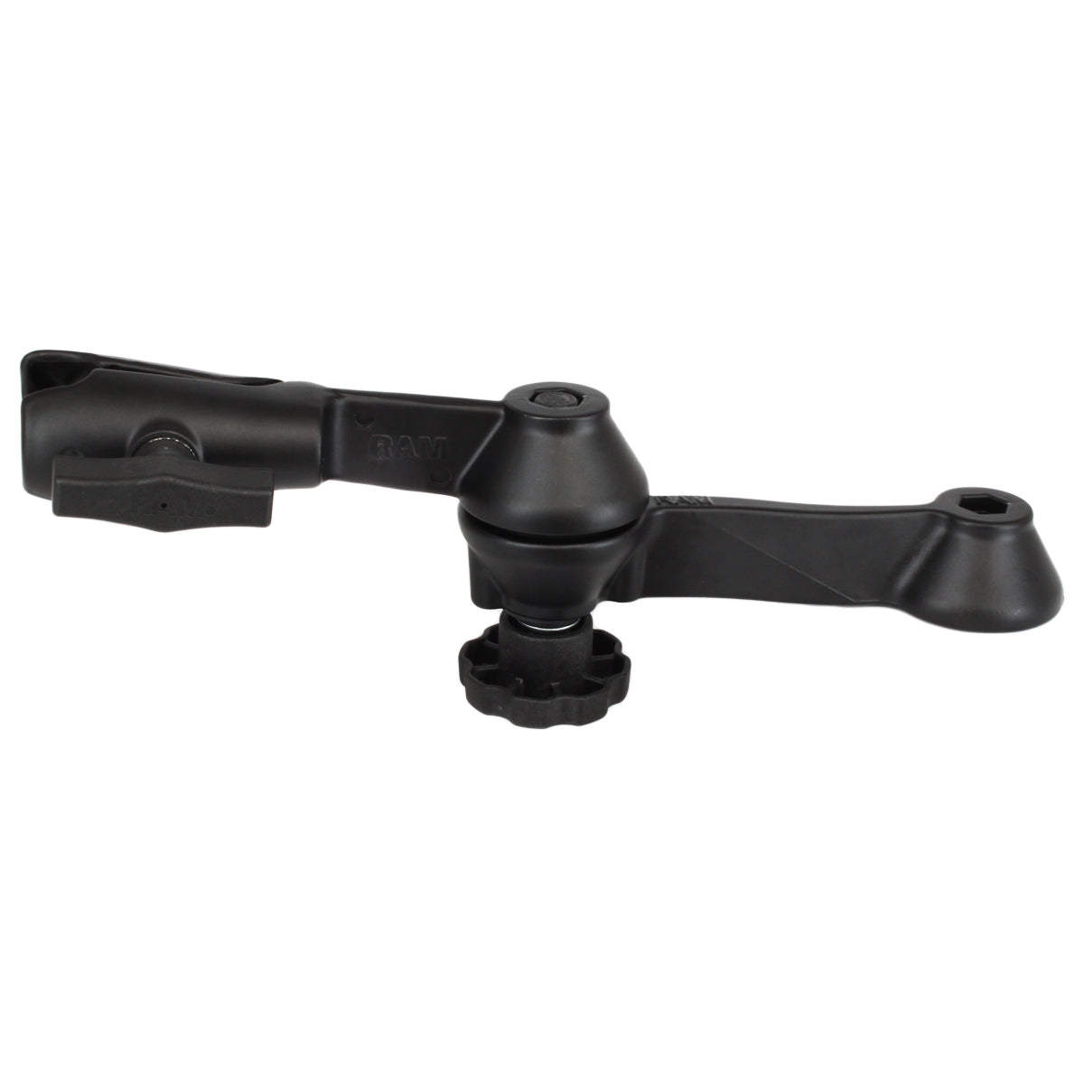 RAM® 12" Double Swing Arm with Socket – RAM Mounts