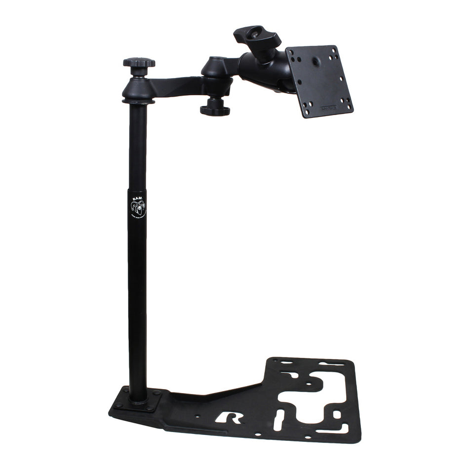 RAM® No-Drill™ Mount for Heavy Duty Trucks with VESA Plate - D Size ...