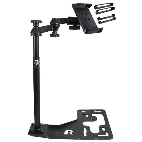 RAM® Tab-Tite™ Tablet Holder with RAM® No-Drill™ Heavy Duty Truck Moun ...