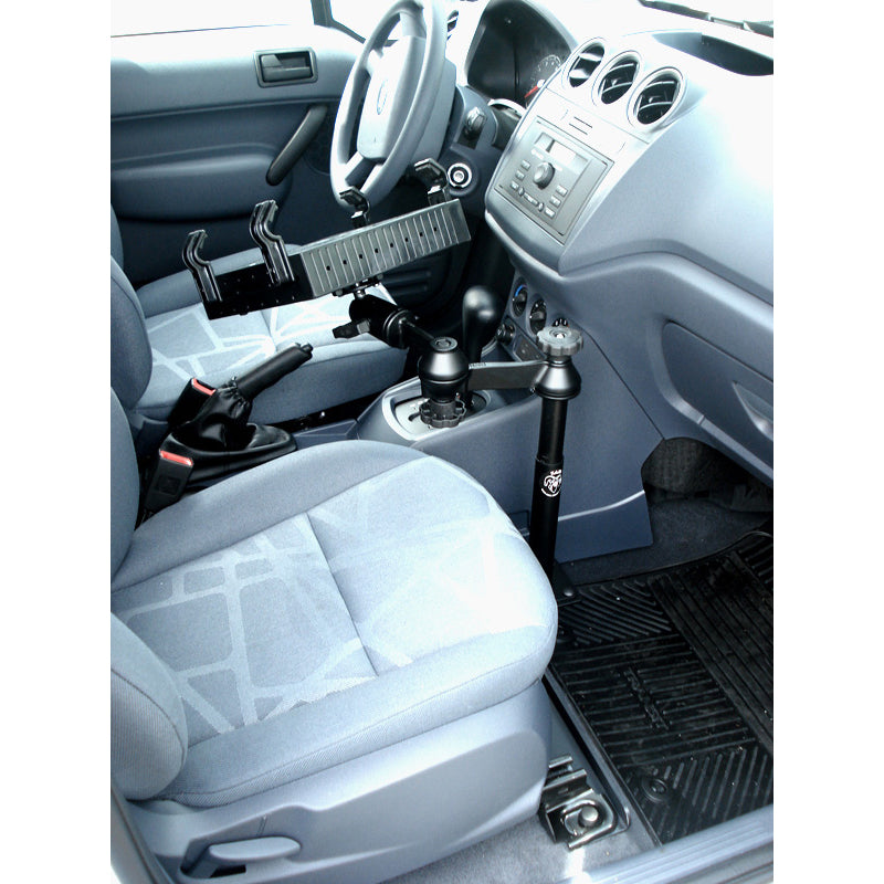 RAM® No-Drill™ Laptop Mount for '10-13 Ford Transit Connect + More ...