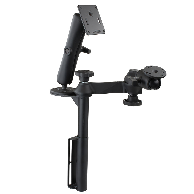 RAM® Vertical Drill-Down Mount with Swing Arms and Double Ball Mount ...