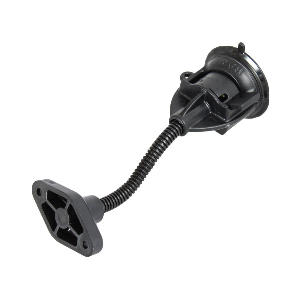 RAM® Twist-Lock™ Suction Cup with 4" RAM® Flex-Arm™ & Diamond Plate ...