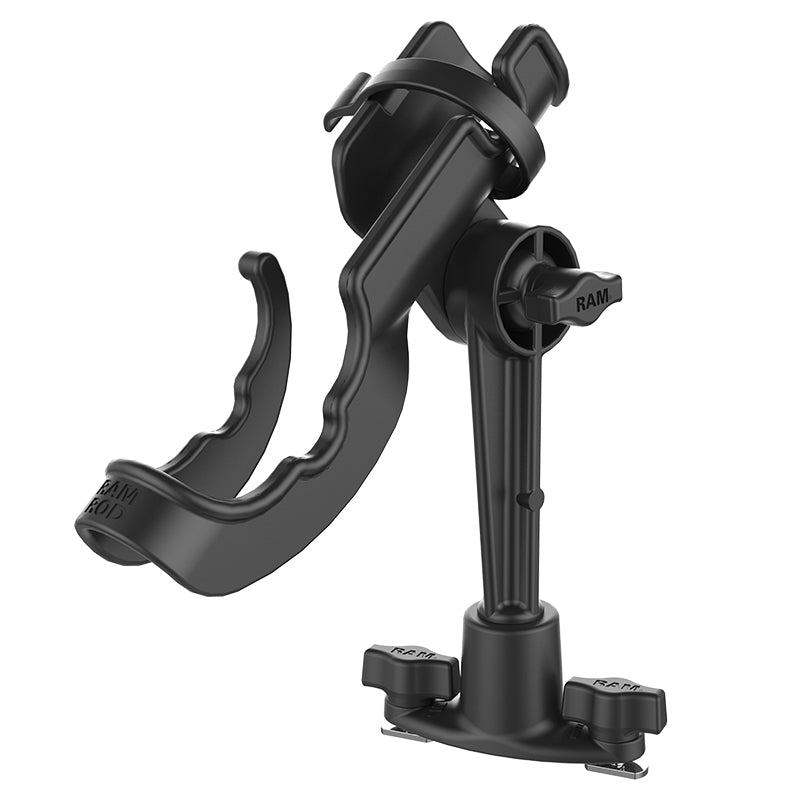 RAM ROD® Fishing Rod Holder with Dual T-Bolt Track Base – RAM Mounts