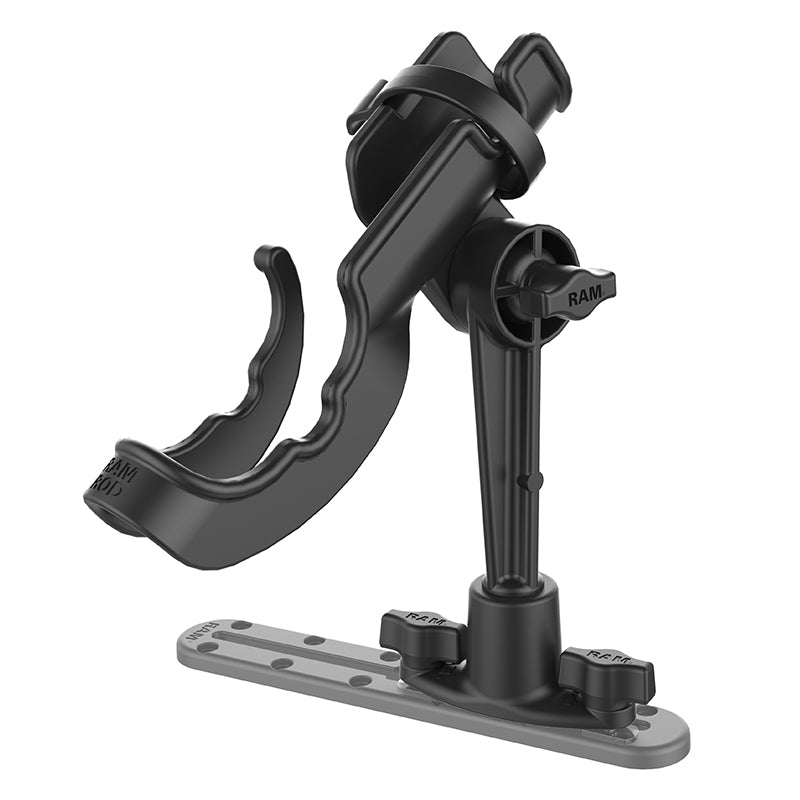 RAM ROD® Fishing Rod Holder with Dual T-Bolt Track Base – RAM Mounts