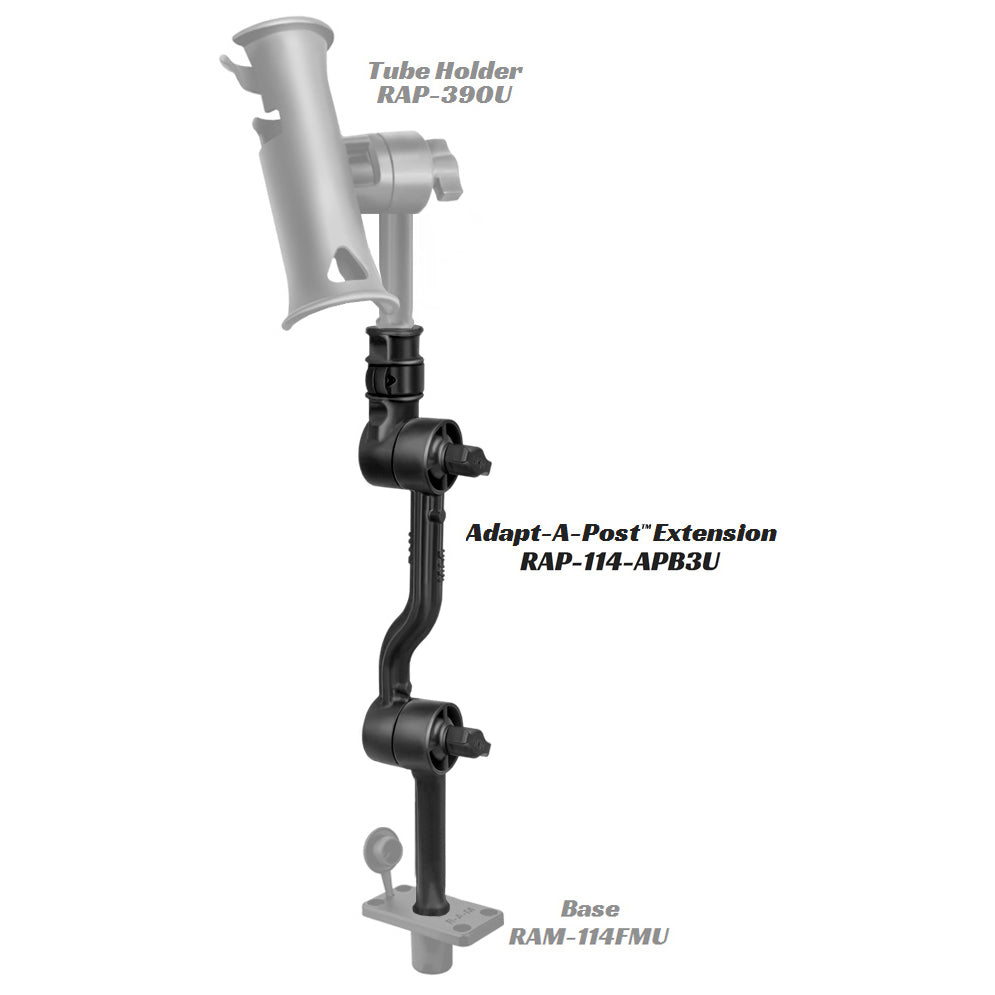 RAM® Adapt-A-Post™ with Adjustable 16" Extension Arm – RAM Mounts