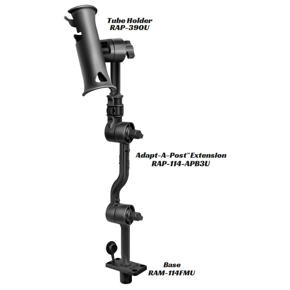 RAM® Adapt-A-Post™ with Adjustable 16" Extension Arm – RAM Mounts