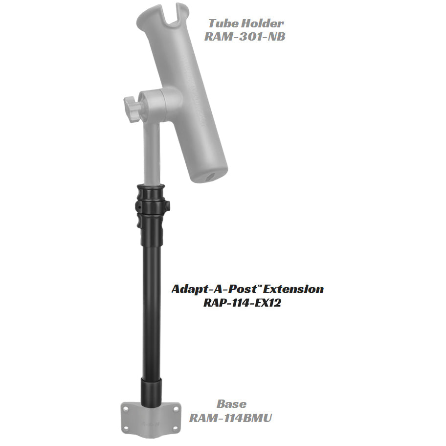 RAM® Adapt-A-Post™ 15" Extension Pole – RAM Mounts