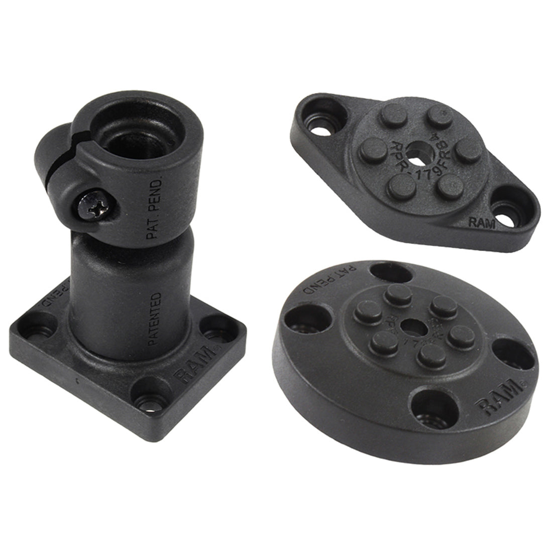 RAM® Flex-Rod™ Receiver with RAM® Pin-Lock™ Drill-Down Accessories ...