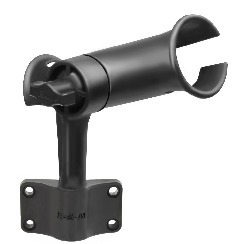 RAM® Tube Jr.™ Rod Holder with Bulkhead Base - 4" Post – RAM Mounts