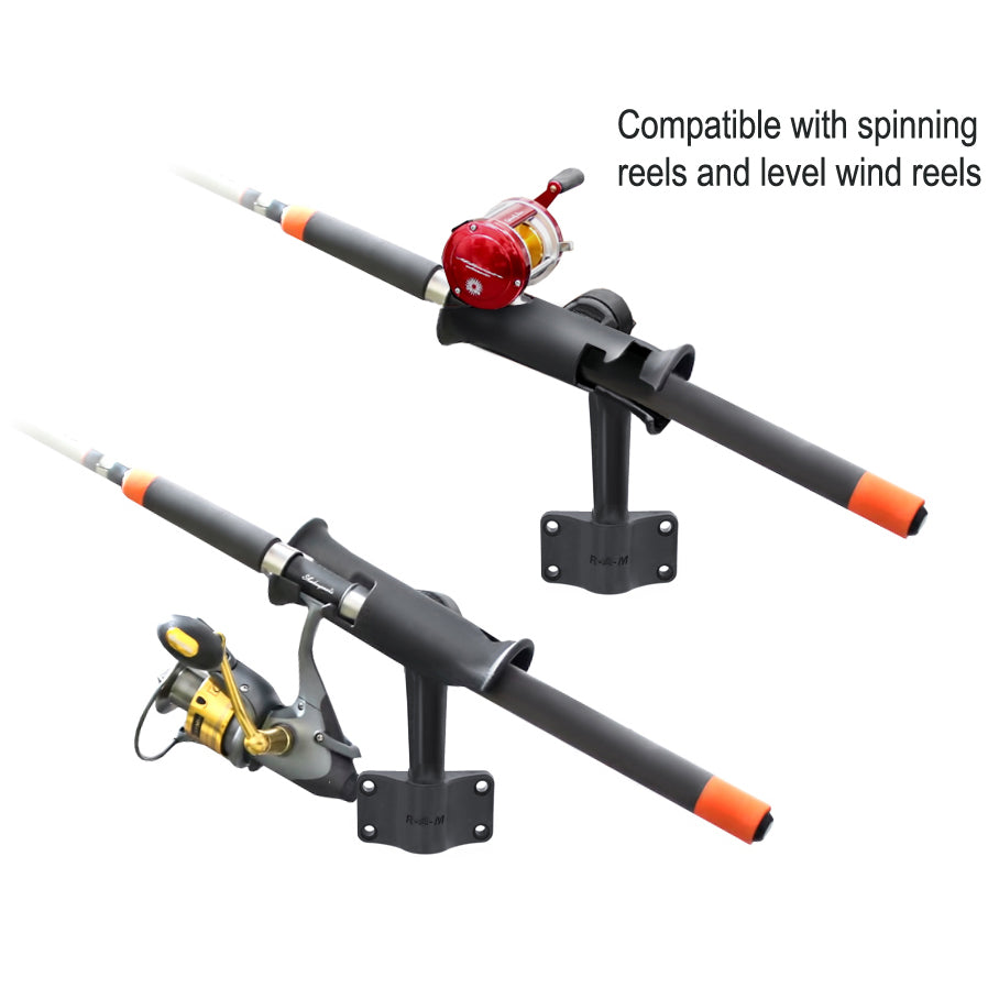 RAM® Tube Jr.™ Rod Holder with Bulkhead Base - 4" Post – RAM Mounts