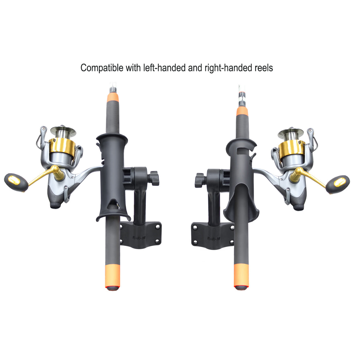 RAM® Tube Jr.™ Rod Holder with Bulkhead Base - 4" Post – RAM Mounts