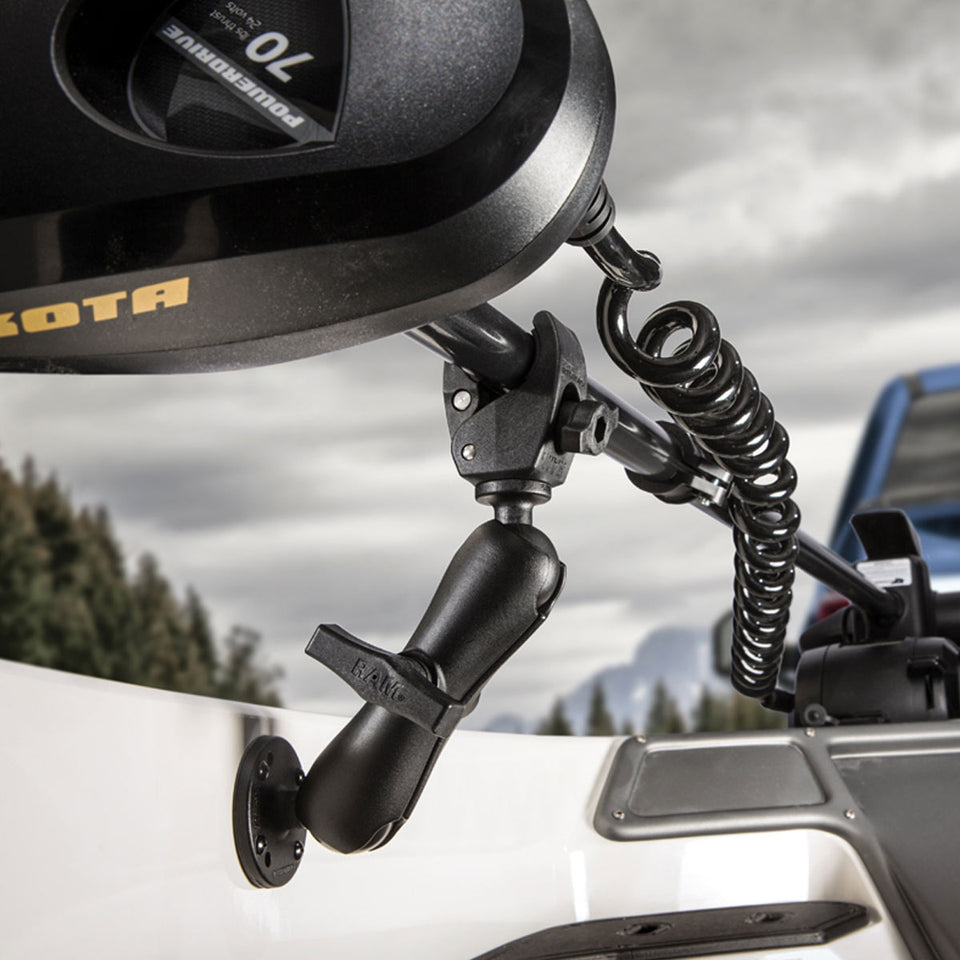 RAM® Trolling Motor Stabilizer - Tough-Claw™ .625" - 1.14" Medium Arm ...