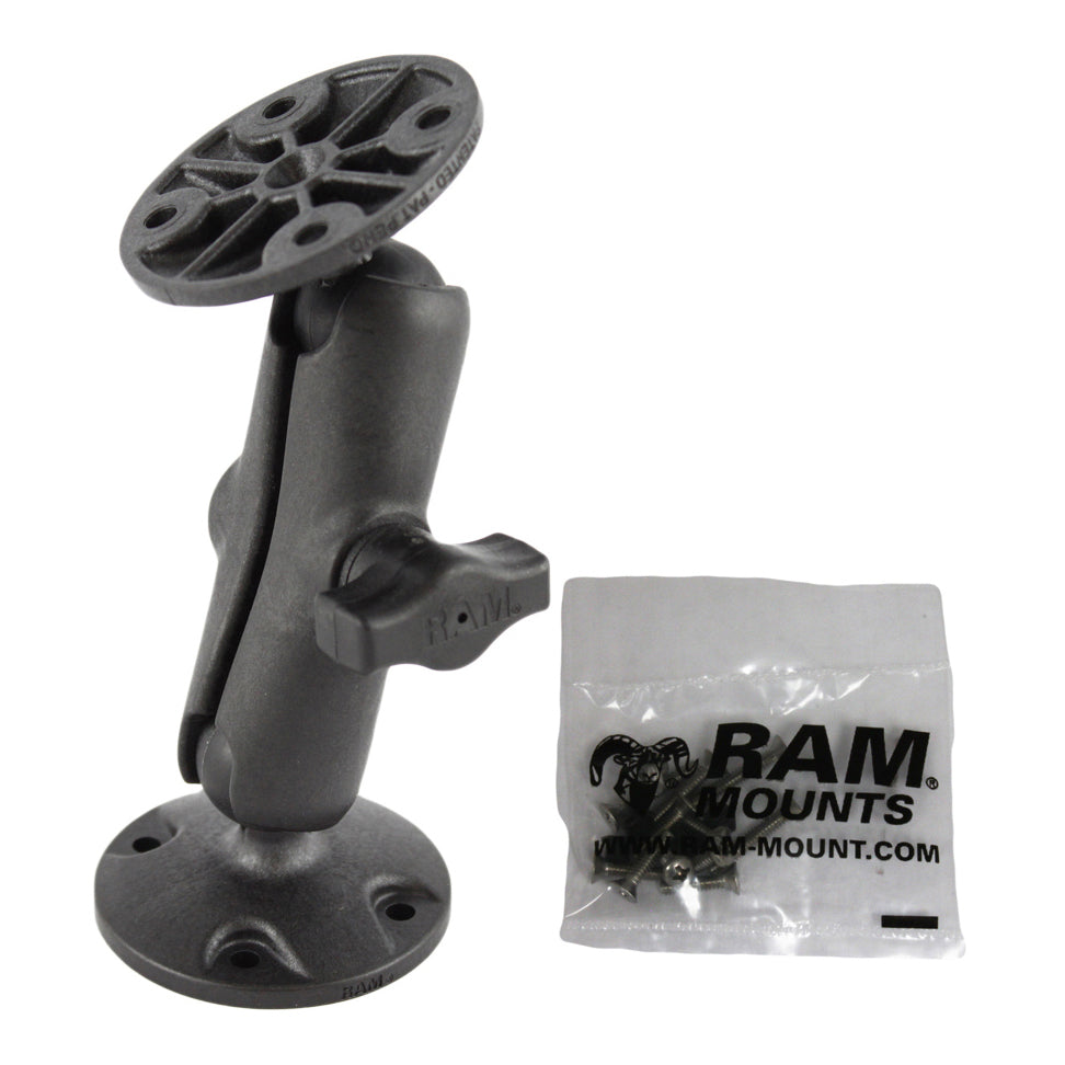 RAM® Composite Double Ball Mount with Hardware for Garmin GPSMAP + Mor ...