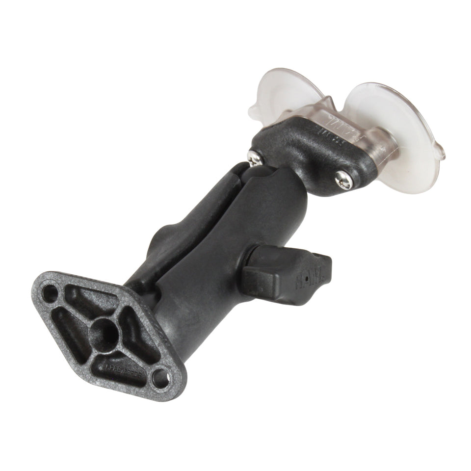 RAM® High-Strength Composite Suction Cup Double Ball Mount – RAM Mounts