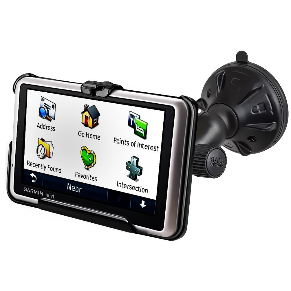 RAM® Twist-Lock™ Low-Profile Suction Mount for Garmin nuvi 1300 + More ...