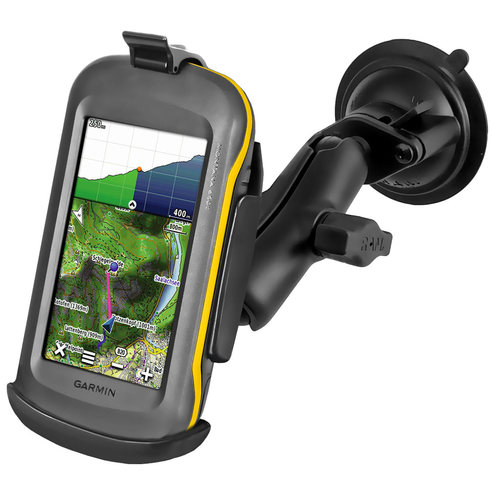 RAM® Twist-Lock™ Composite Suction Mount for Garmin Montana 600 + More ...