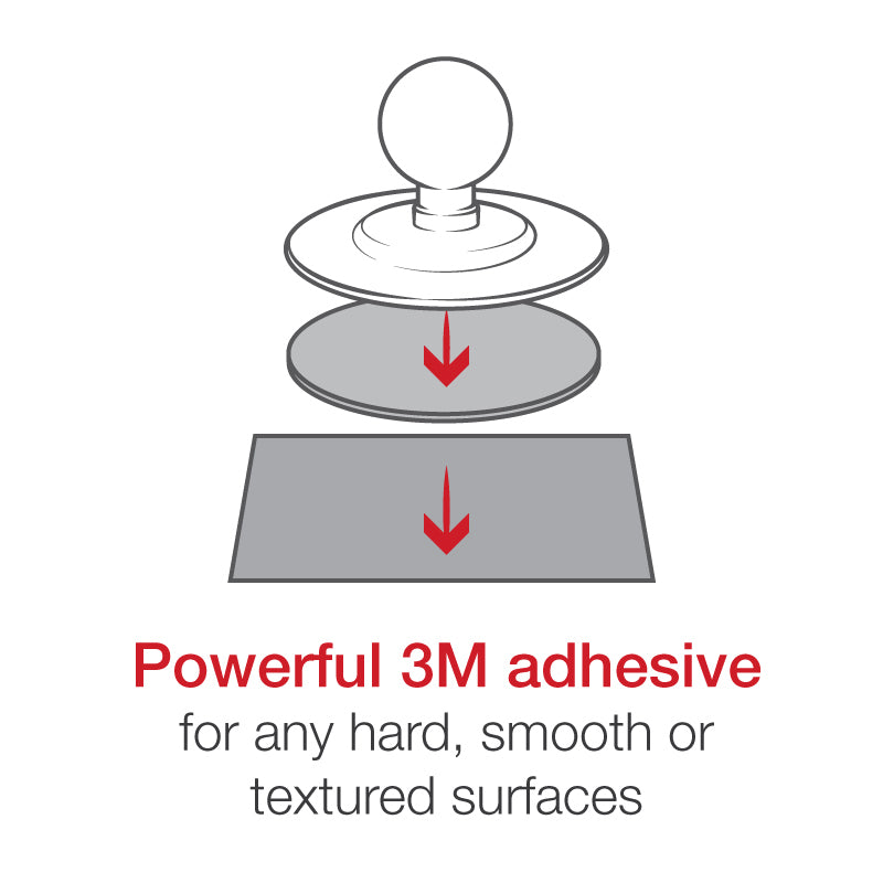 RAM® Flex Adhesive Double Ball Mount for Apple 15W MagSafe – RAM Mounts