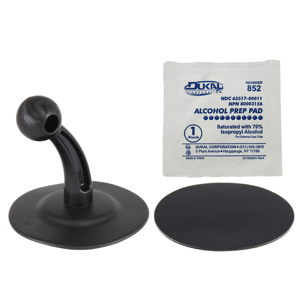 RAM® Lil Buddy™ Adhesive Dash Base with RAM® Snap-Link™ Ball – RAM Mounts