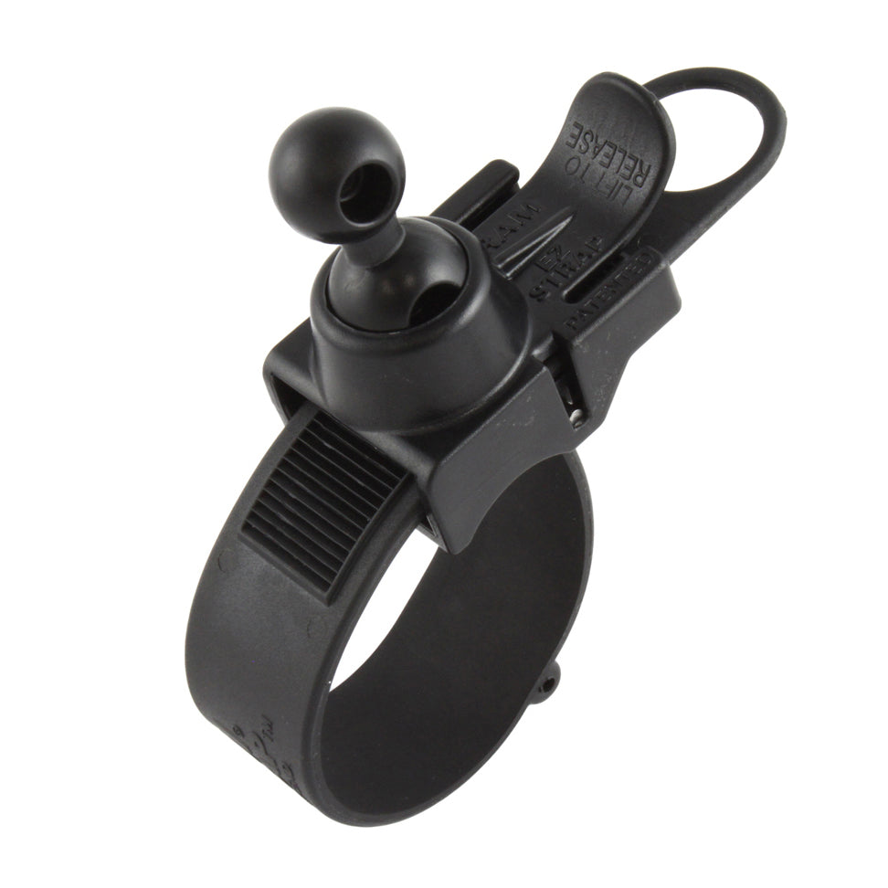 RAM® EZ-Strap™ Rail Mount with Short RAM® to Garmin Double Ball Adapte ...
