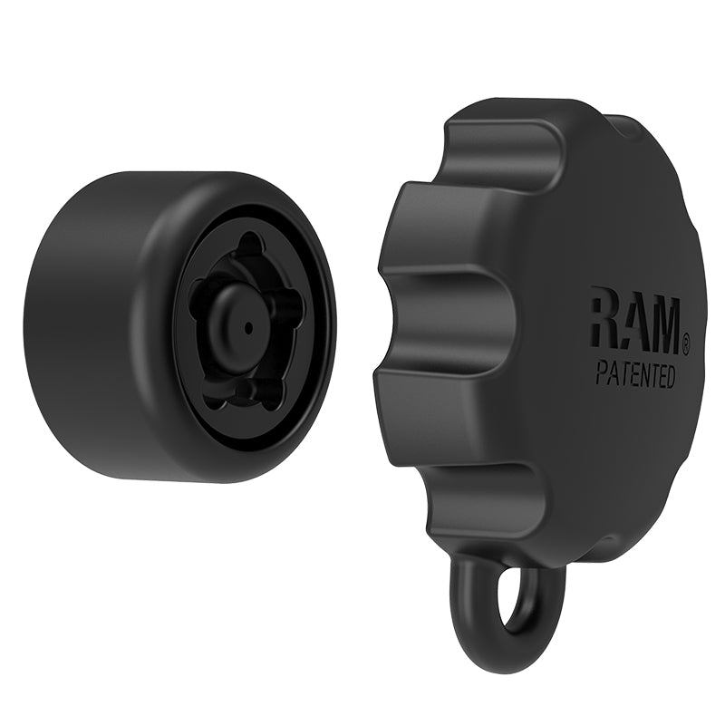 RAM® Pin-Lock™ Security Knob with 5-Pin Pattern for B Size Socket Arms ...