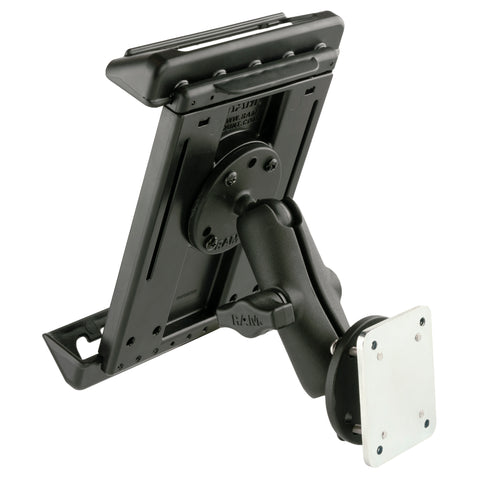 RAM® Tab-Tite™ Drill-Down Mount with Backing Plate for Small Tablets ...