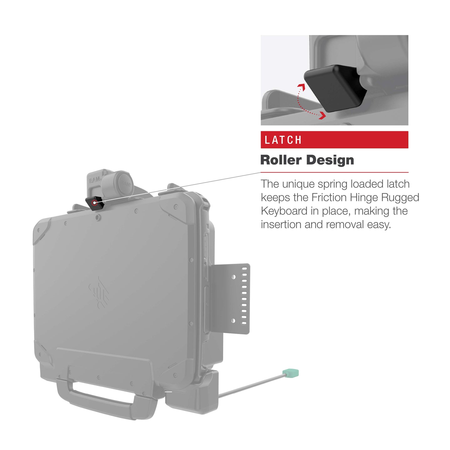 RAM® Power + Data Dock for Zebra ET8x 2-in-1 Tablet – RAM Mounts