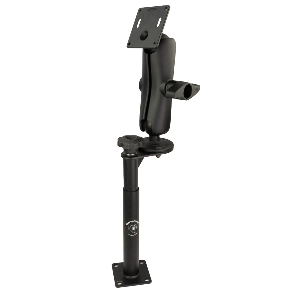 RAM® Tele-Pole™ with 8" & 9" Poles and 75mm VESA Mount – RAM Mounts