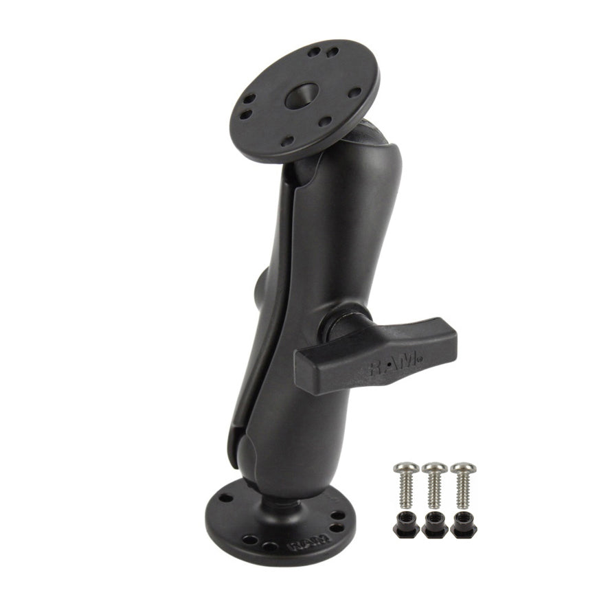 RAM® Double Ball Mount with Garmin Fishfinder #6-32 Hardware – RAM Mounts